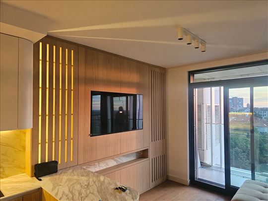 Namesten novogradnja1.0 u lux zgradi Zvezdara teat