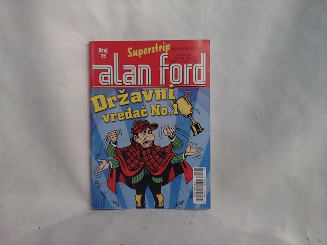 Državni vređač No 1 broj 15 Alan Ford superstrip