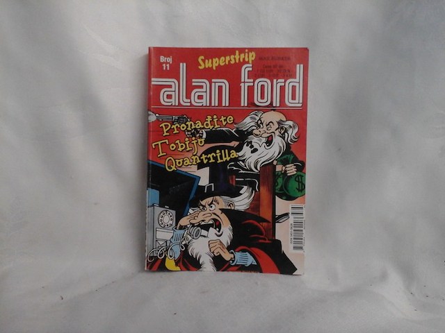 Pronađite Tobiju Quantrilla broj 11 Alan Ford .