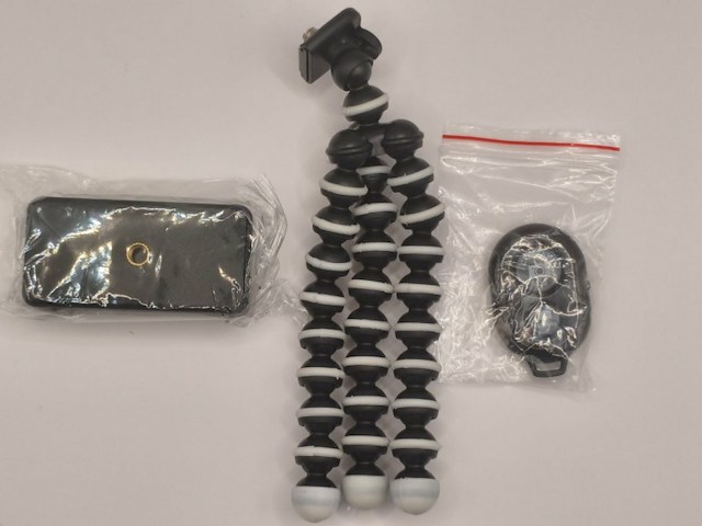 Fleksibilni mini tripod stativ sa Bluetooth daljinskim