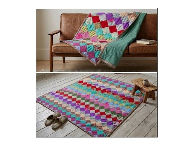 Ručni rad Patchwork Pokrivač 185x150