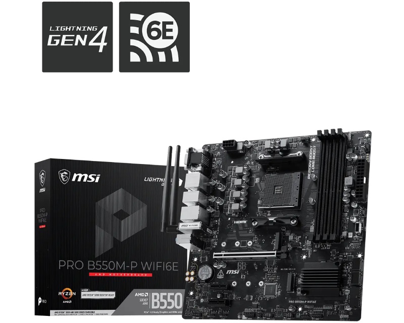 MSI PRO B550M-P WIFI6E