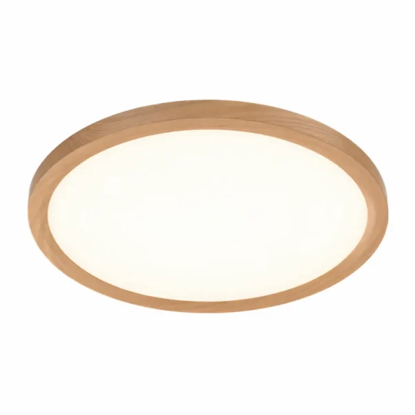 BP07-00487 | Nadgradni slim LED panel okrugli | drvo | 35W | CCT
