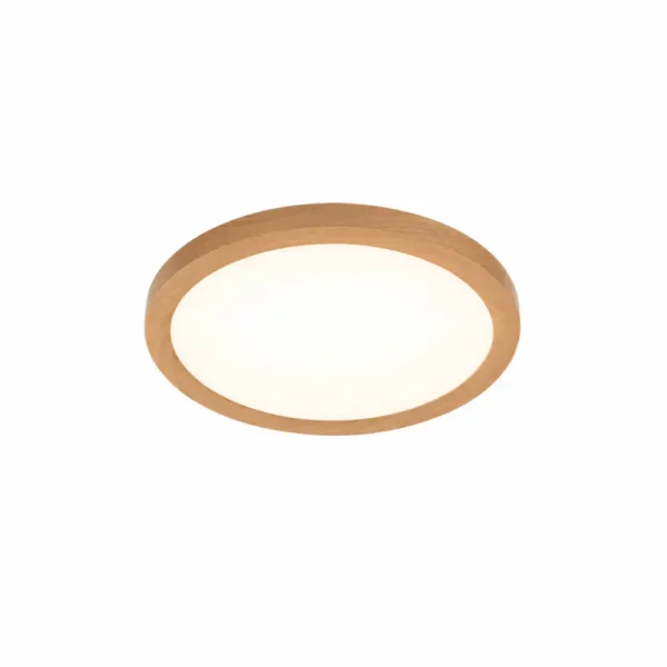 BP07-00287 | Nadgradni slim LED panel okrugli | drvo | 20W | CCT