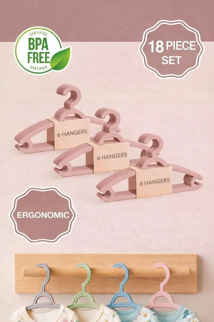 Evila Originals Set ofingera, 18 komada, Roze