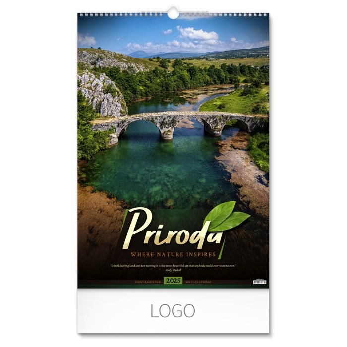 PRIRODA 02 - Zidni kalendar: 7 listova, dvomesečni