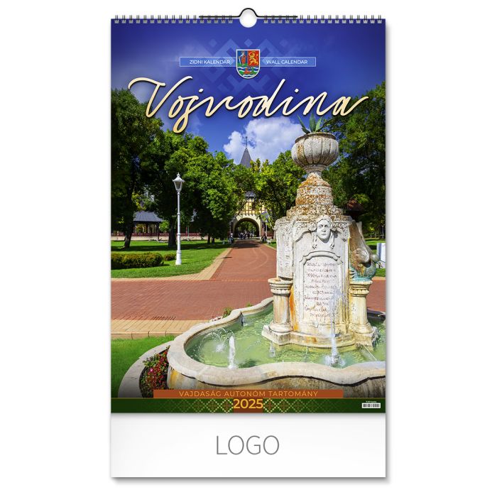 VOJVODINA - Zidni kalendar: 7 listova, dvomesečni