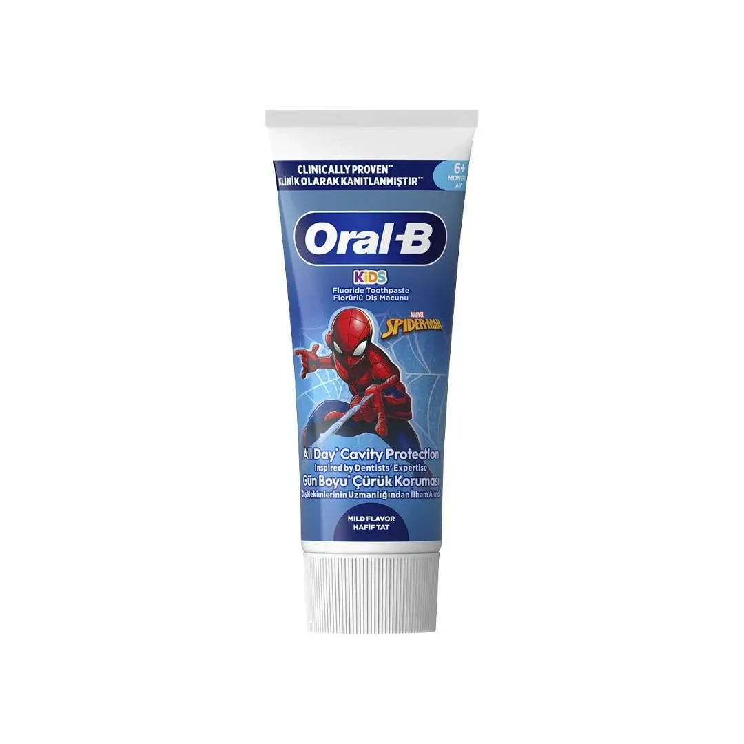 Oral-B Pasta za zube za decu Spiderman, 6m+, 60 ml