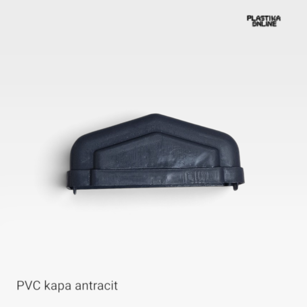 PVC kapa za ograde ŠPIC – ANTRACIT 7,5 cm