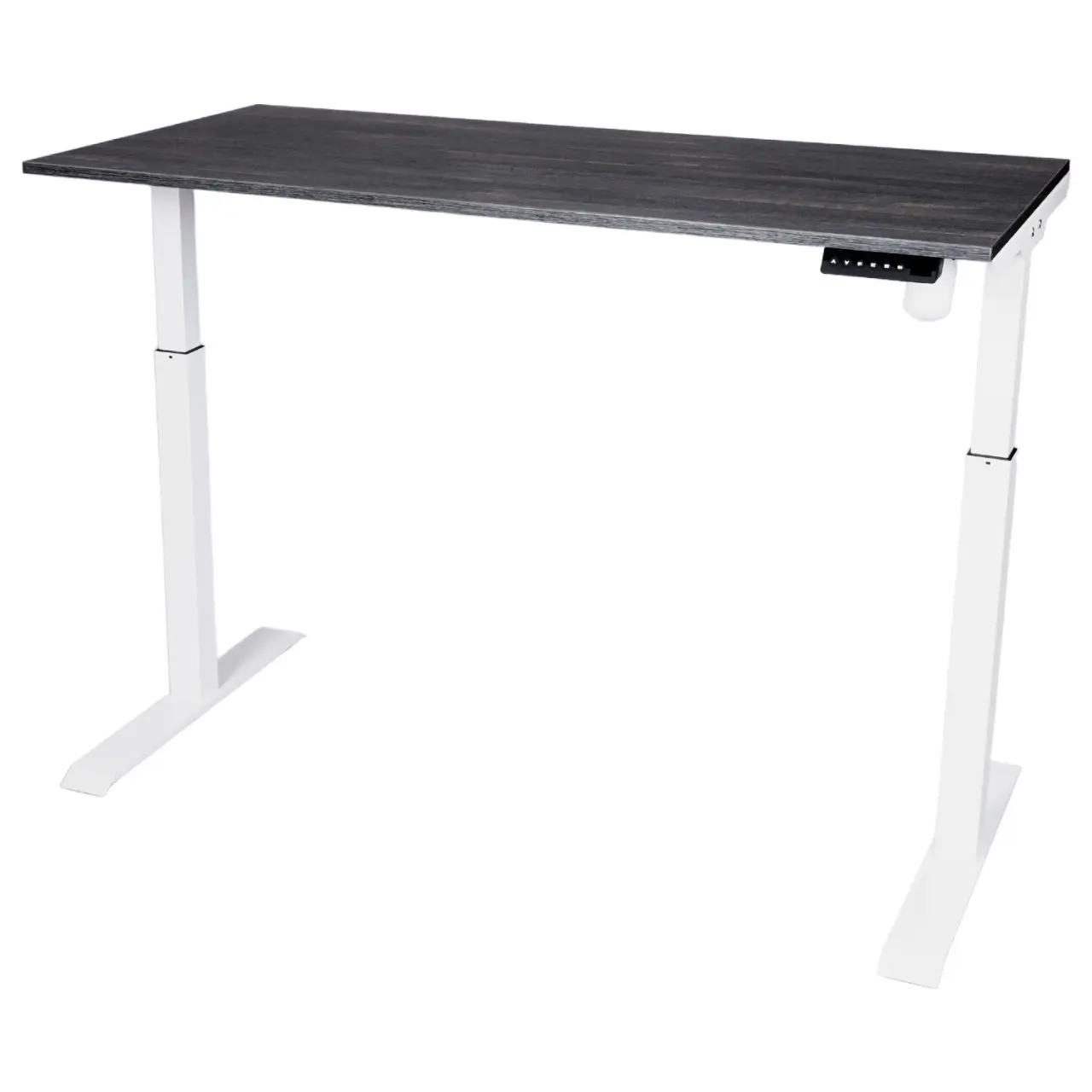 Elektropodesivi sto Ergodynamic A3, Sa jednim motorom, 1200 x 600 x 18mm, Crni