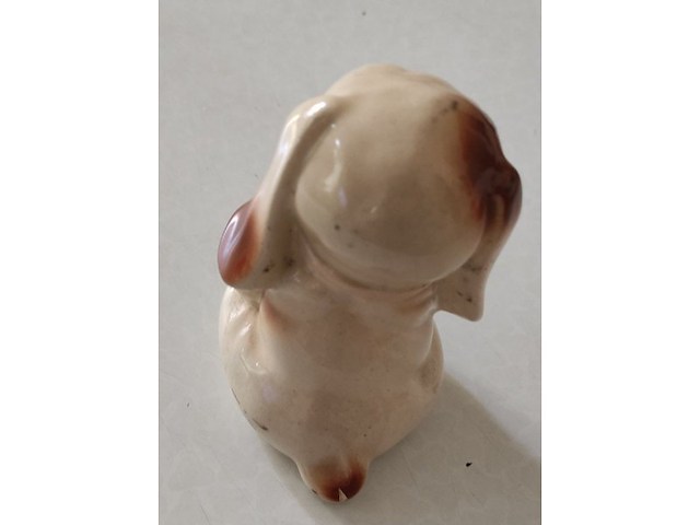 Vintage Keramička Figura Tužnog Psa 13cm