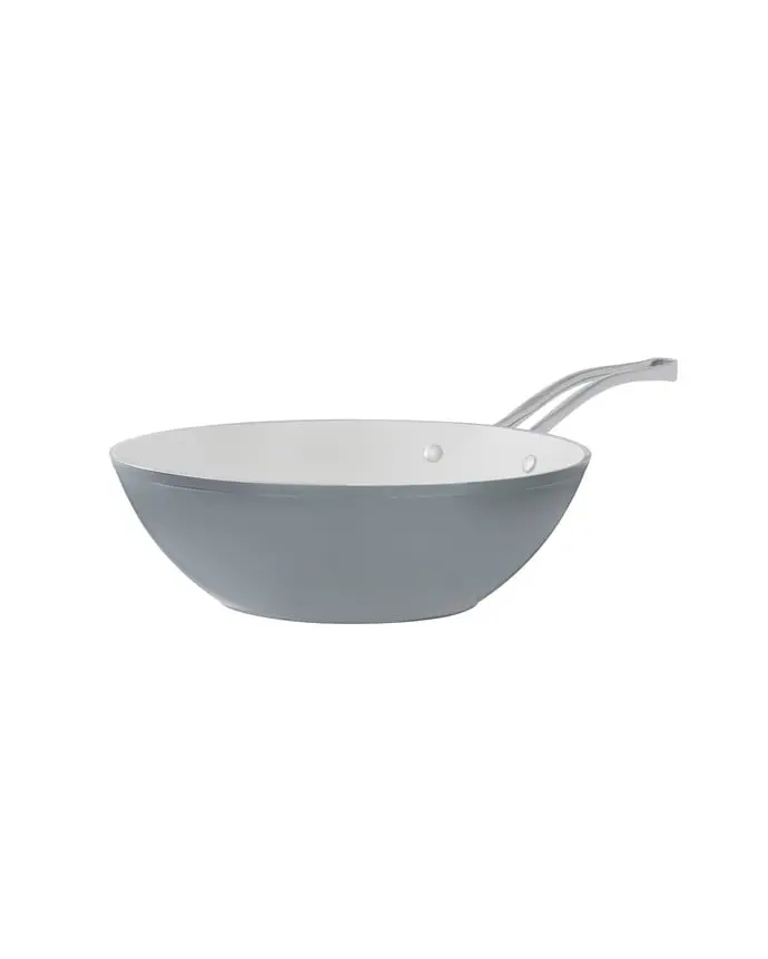 Madame Coco Wok Tiganj Nano Ceramic, 28cm, Sivi