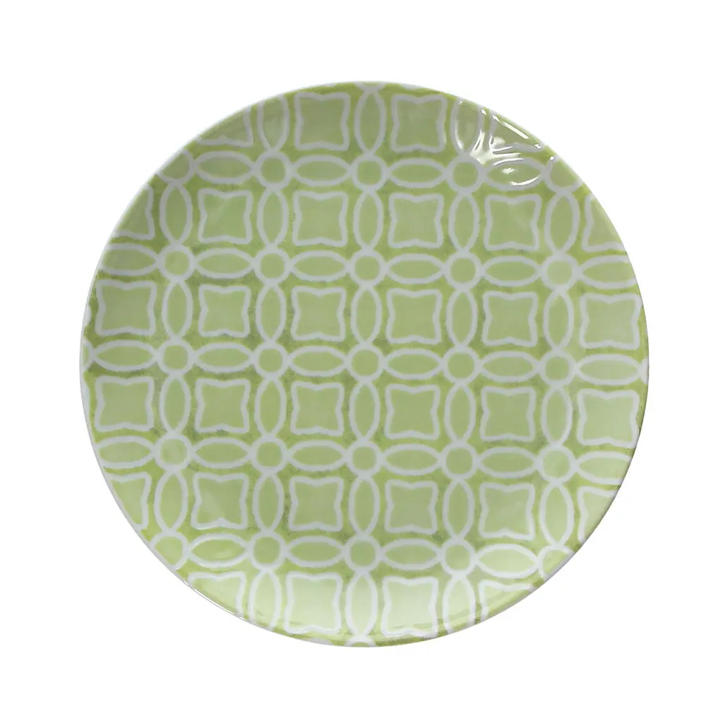 Tognana Set dezertnih tanjira, 20 cm, 6 komada, Zeleni