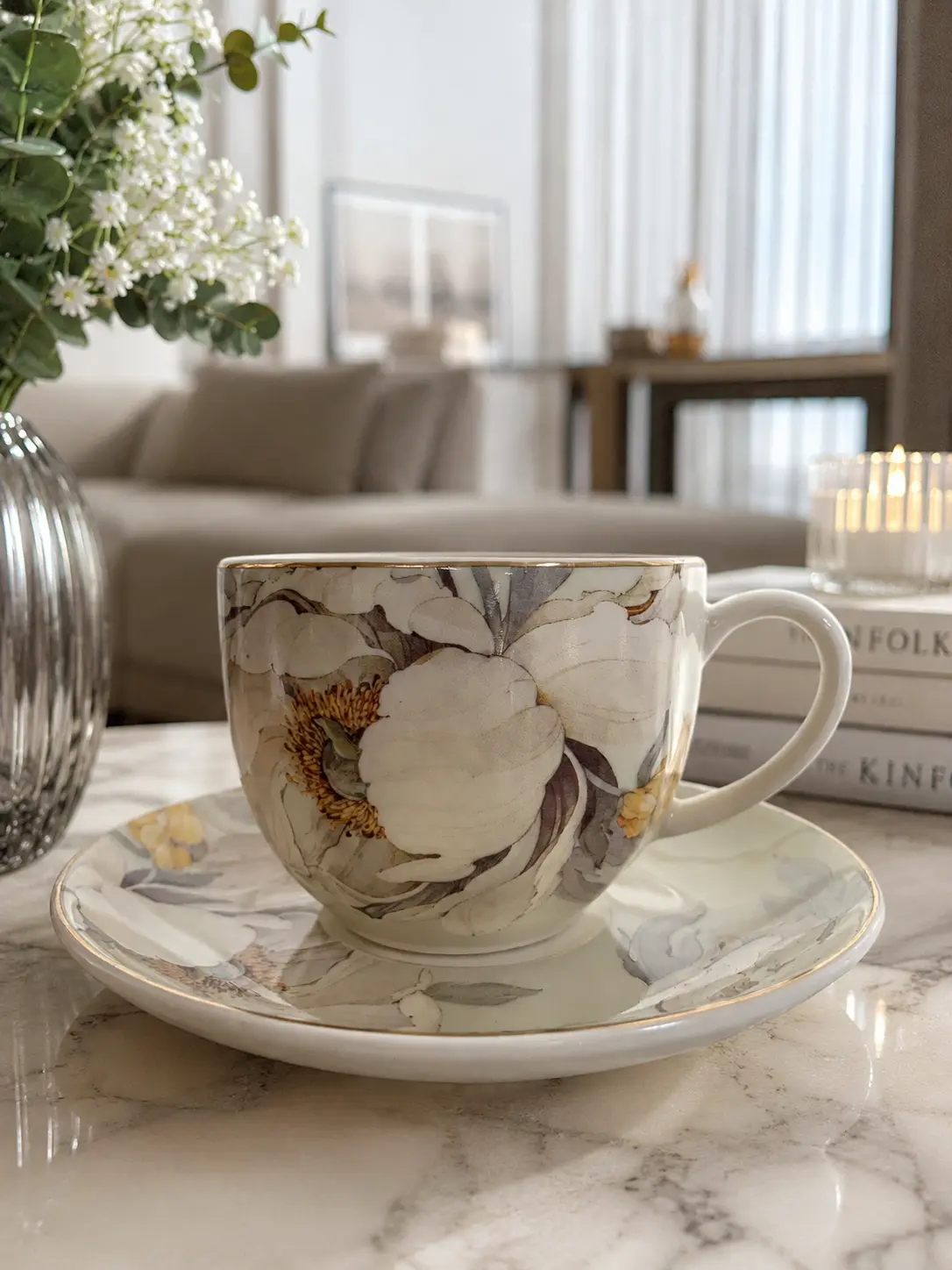 Set šolja Flower Elegance, 6 komada