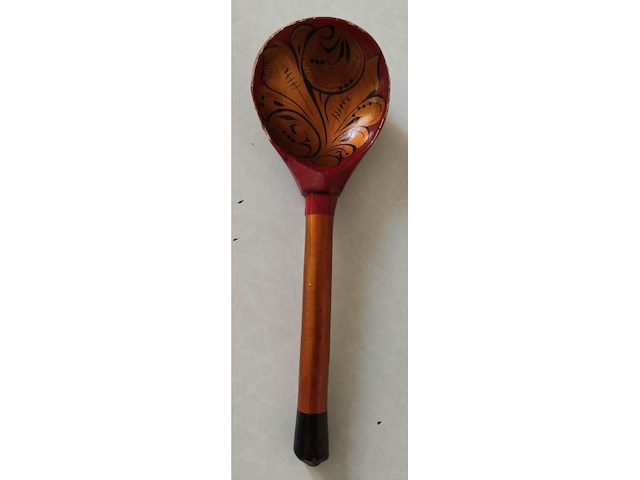 Ruska drvena kašika Hohloma 20x6.5cm