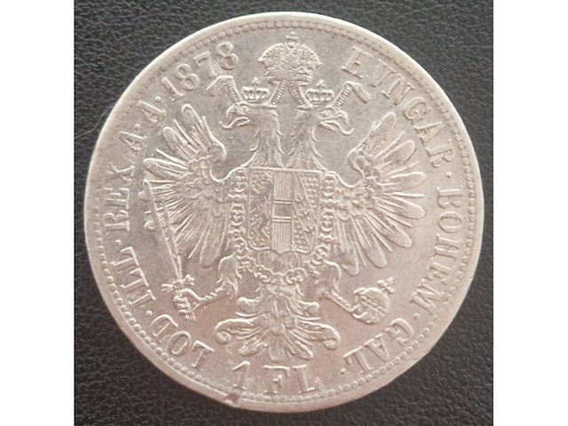 1 Florin 1878, Srebro