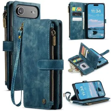 IPHONE AIR CASEME C30 MULTIFUNKCIONALNA FUTROLA-NOVČANIK - PLAVA