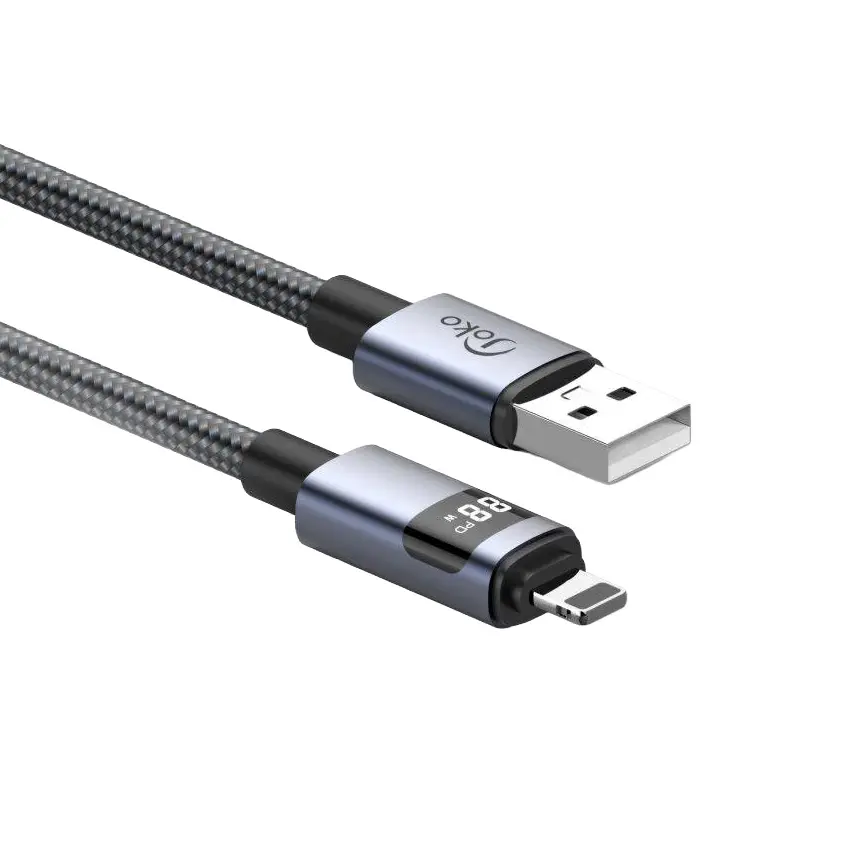 Data kabl KONFULON DL93,LCD Display,USB na iPhone lightning 1m