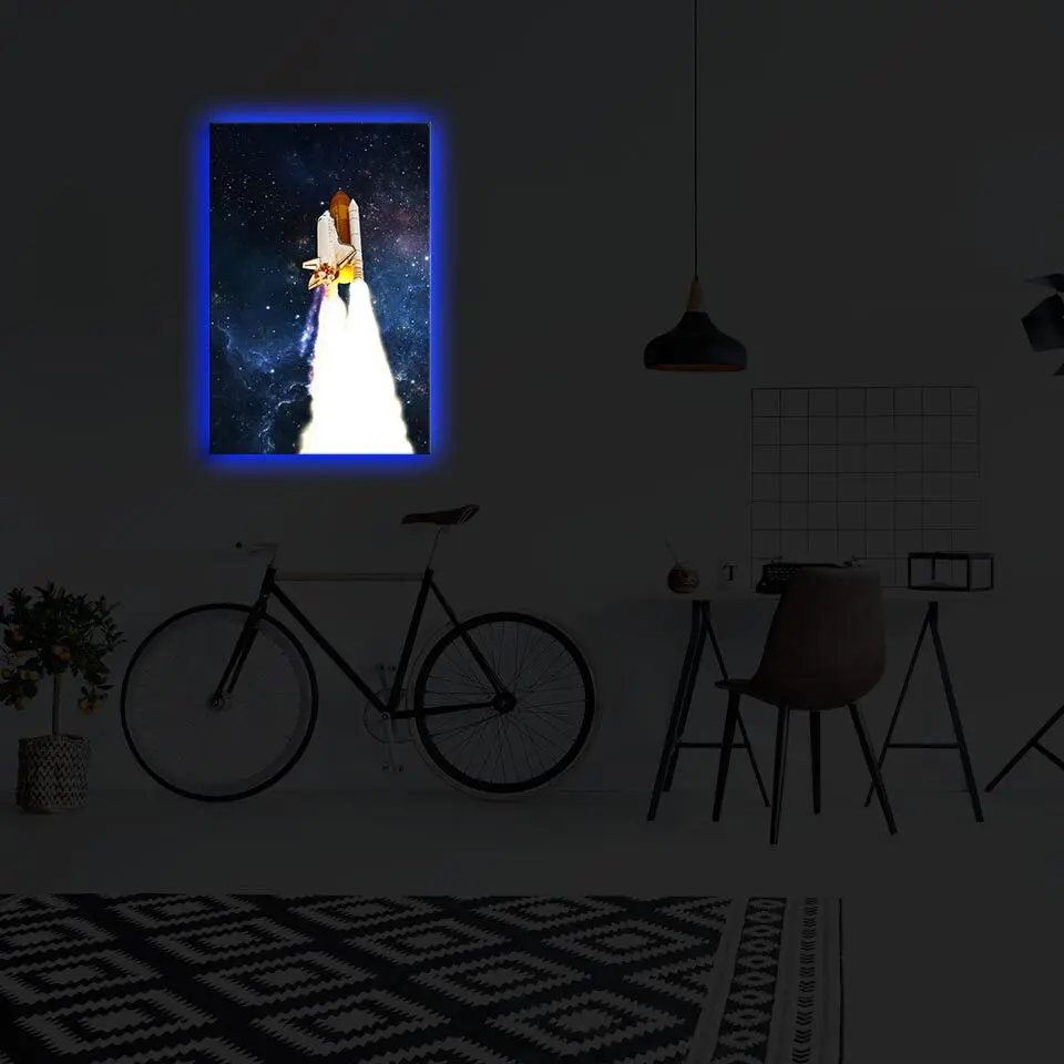 Wallity Slika sa LED osvetljenjem ABD-004, 45x70 cm