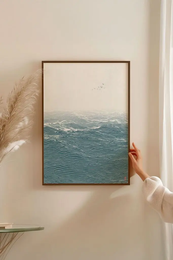 Wallity Uramljena slika Lmnmdlkahve5, 33x48 cm