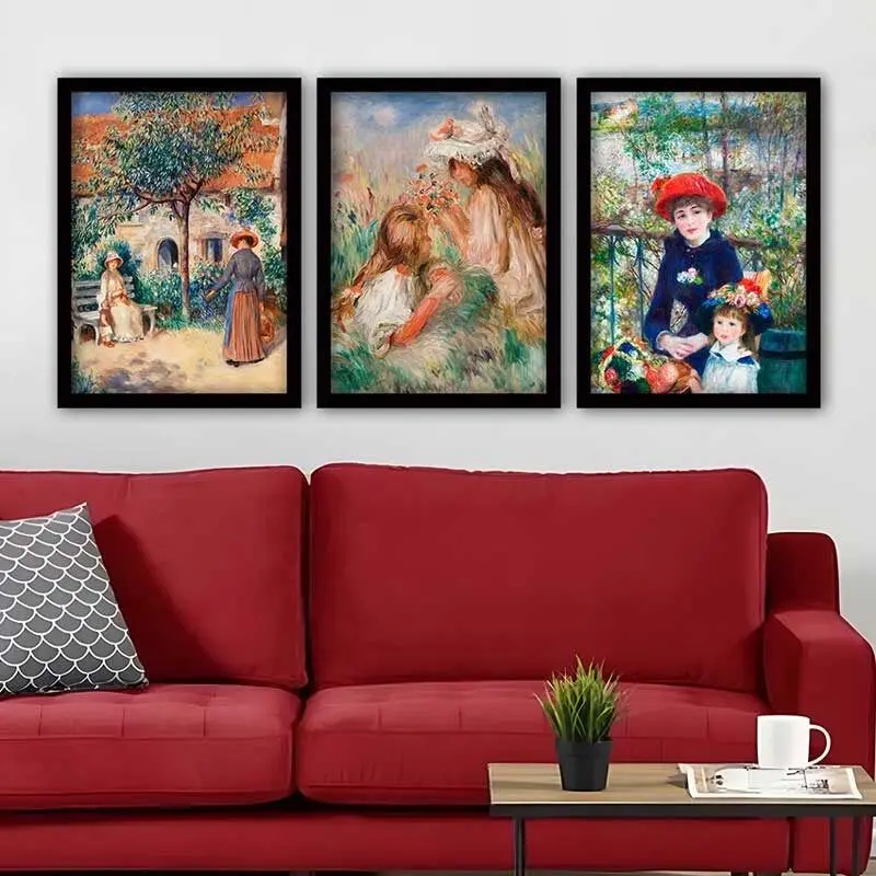 Wallity Set uramljenih slika 3SC_UN3875705, 3 Dela