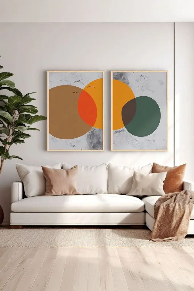 Wallity Uramljena slika Ersy2Limodel8, 33x48 cm, 2 dela