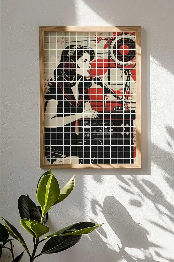 Wallity Uramljena slika Popkare23, 33x48 cm