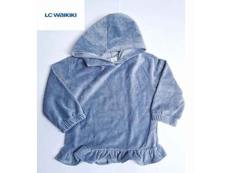 LC WAIKIKI mekana pliš dukserica za devojčice Vel.92/9