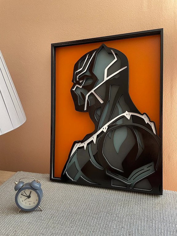 GENTILIS Black Panther 3D Poster