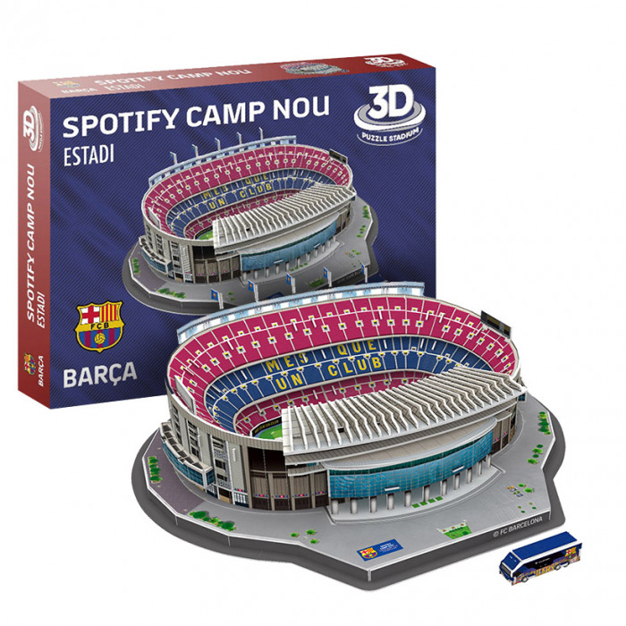 FC Barcelona Spotify Camp Nou Stadium 3D Puzzle