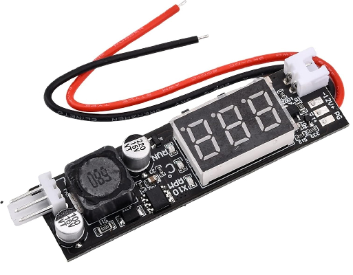 Single 12V 2A DC PWM 2 Wire Fan Temperature Control Circle Probe