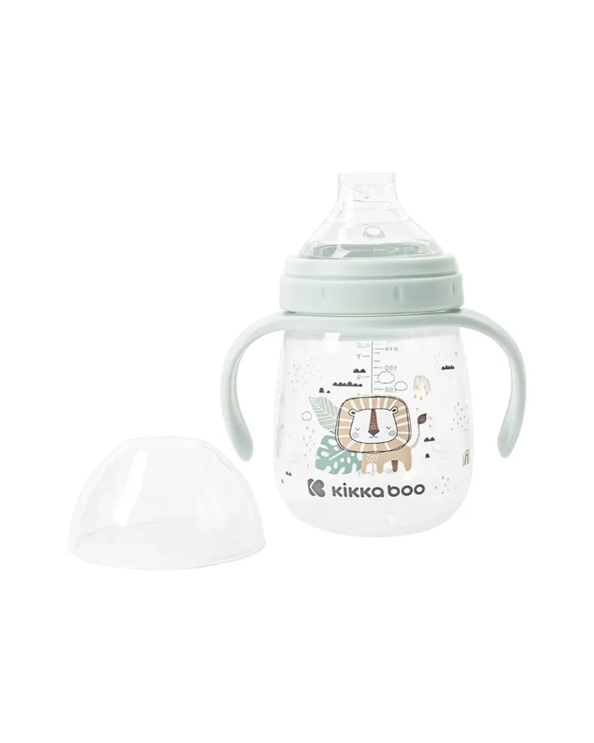 Šolja sa silikonskim piskom Savanna 240ml Mint KKB31062