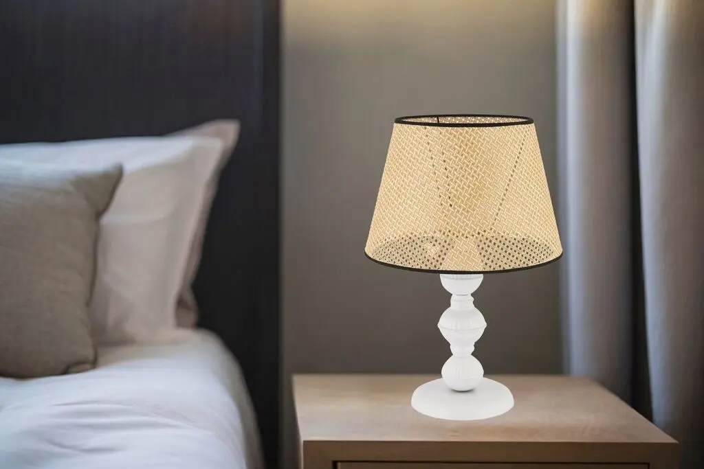 Opviq Stona lampa 300 Hazeran, 60 W, 45 cm, Krem