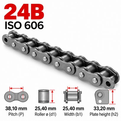 24B TIP 1''1/2 X 1''