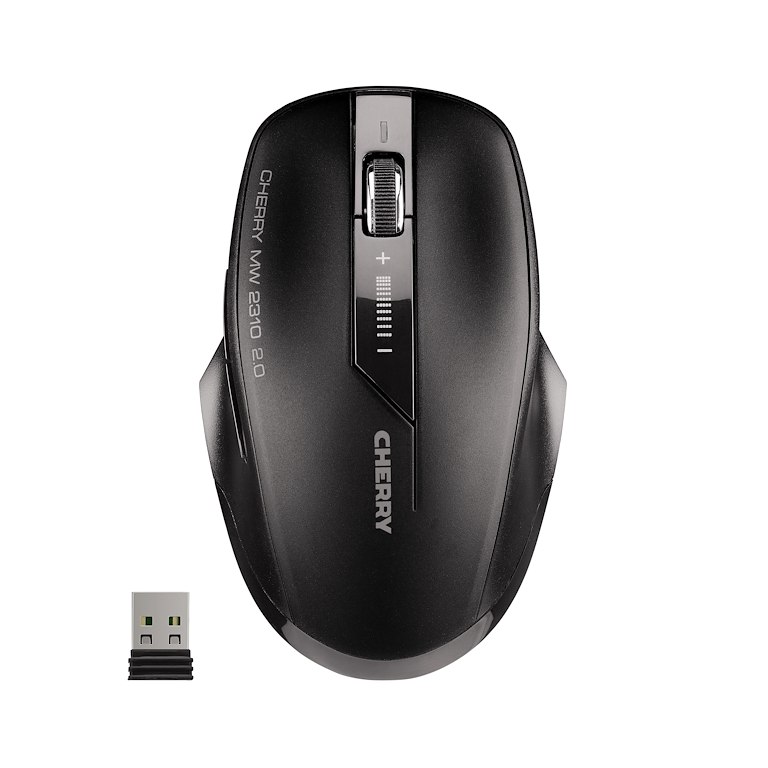 Cherry MW-2310 crni bežični optički miš 2400dpi