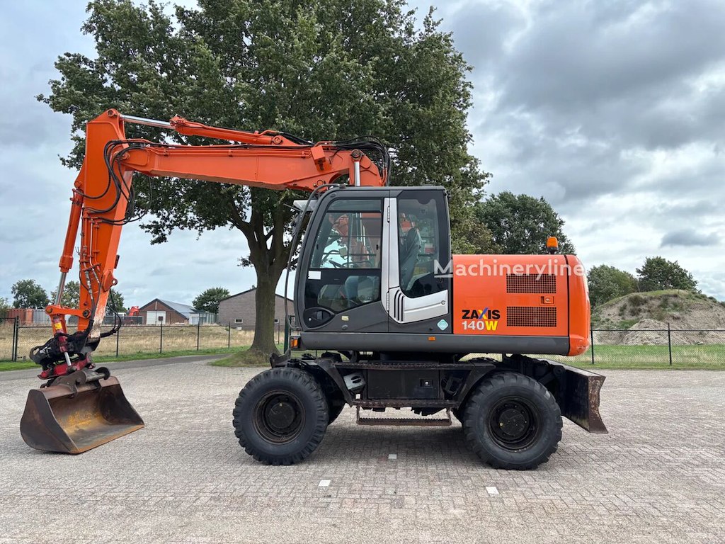 Hitachi ZX140W-3 Mobiele kraan Graafmachine Rototilt!! bager točkaš