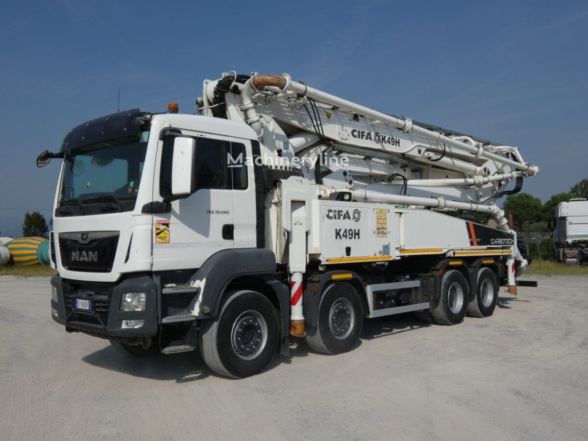 Cifa K47H na šasiji MAN TGS 35.460 pumpa za beton