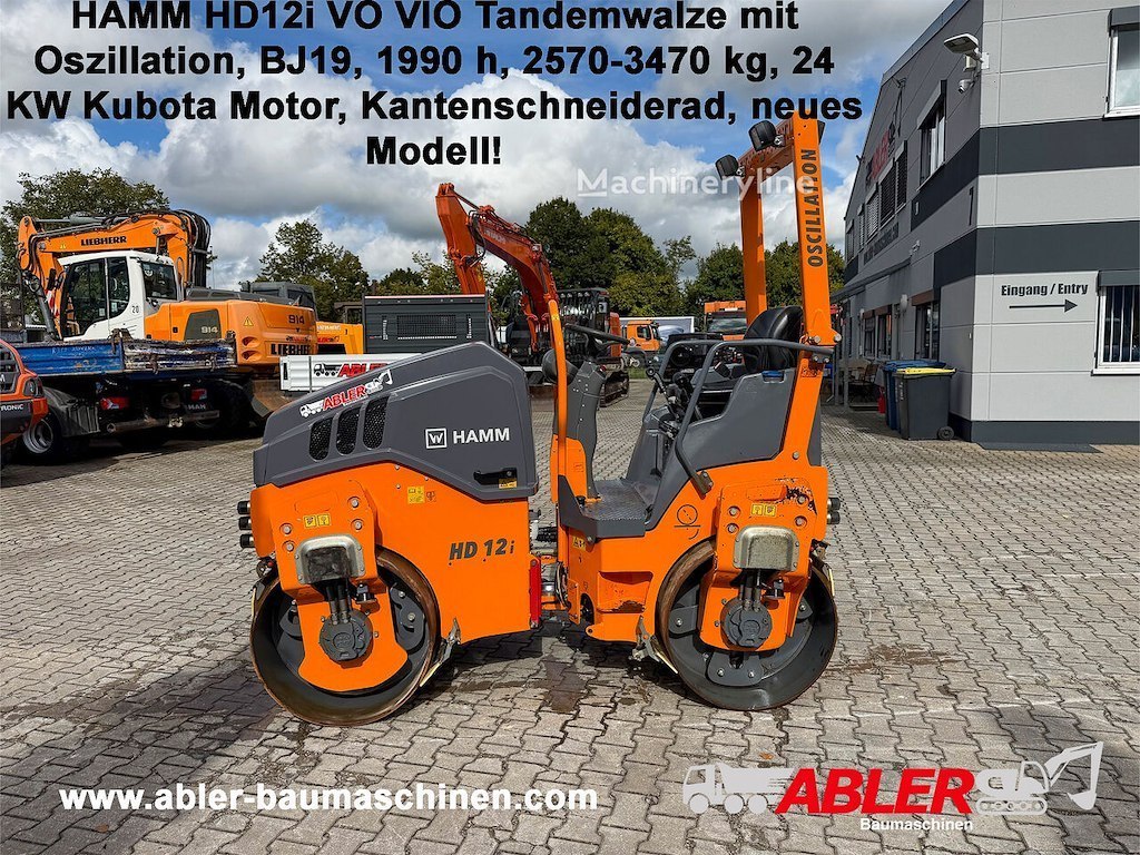 Hamm HD12i VO VIO Oszillation 24 kW mali valjak