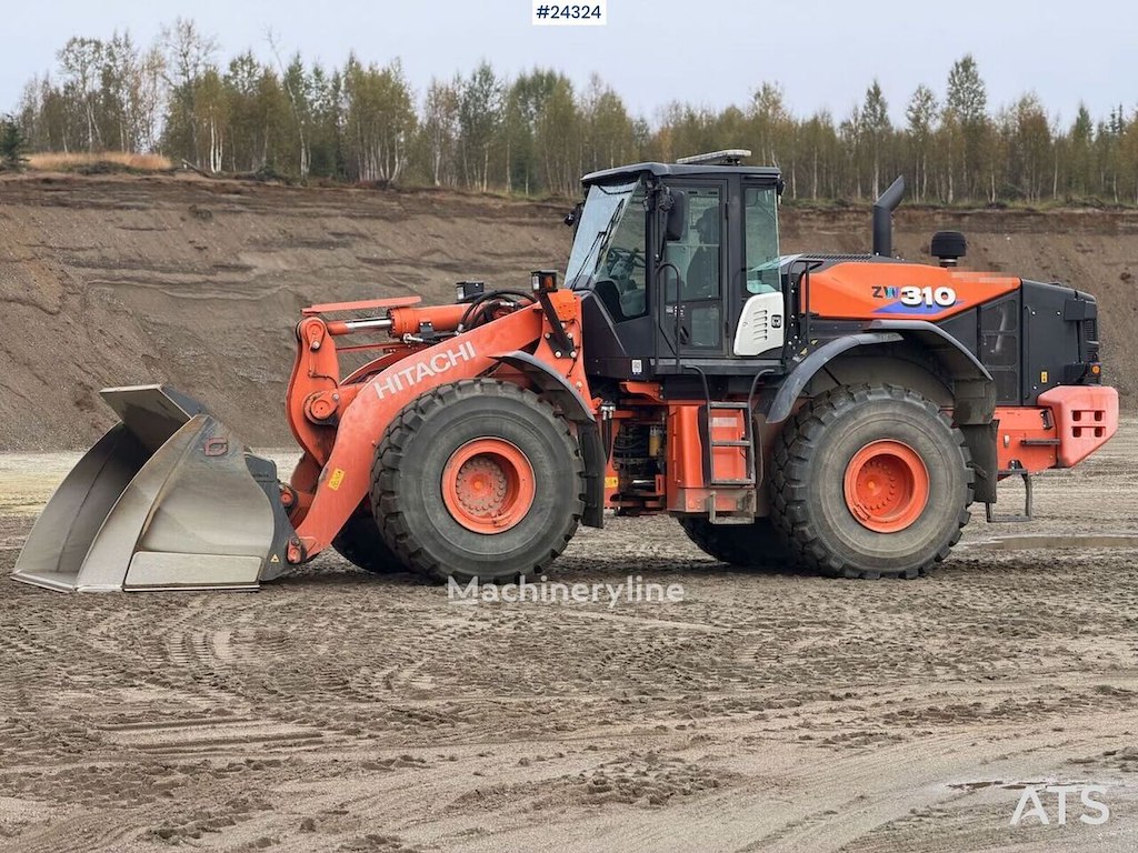 Hitachi ZW310-6 hjullaster m/ spakstyring, vekt og skuffe. SE TIMER! SE prednji utovarivač
