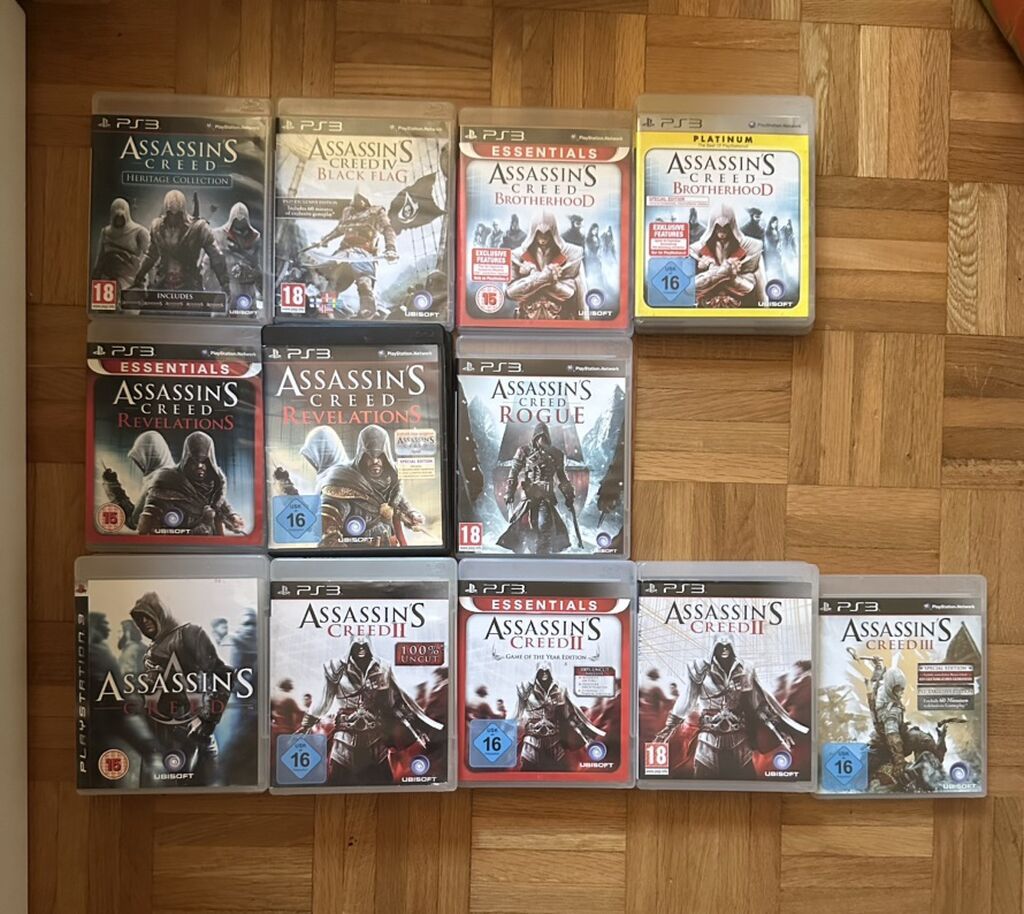 Kolekcija originalnih PS3 igara – veliki bundle raznovrsnih naslova sa