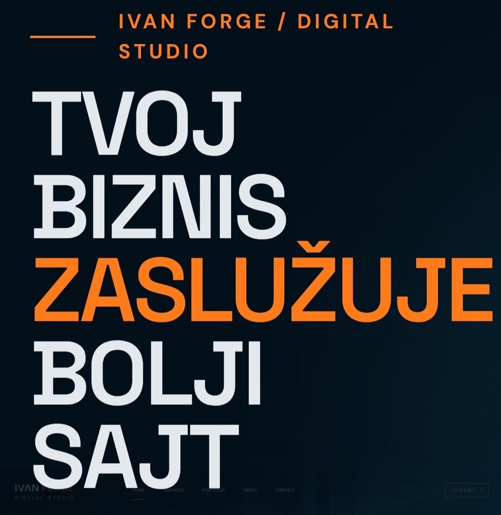 Usluga: Izrada modernih i funkcionalnih sajtova Opis: - Digitalni