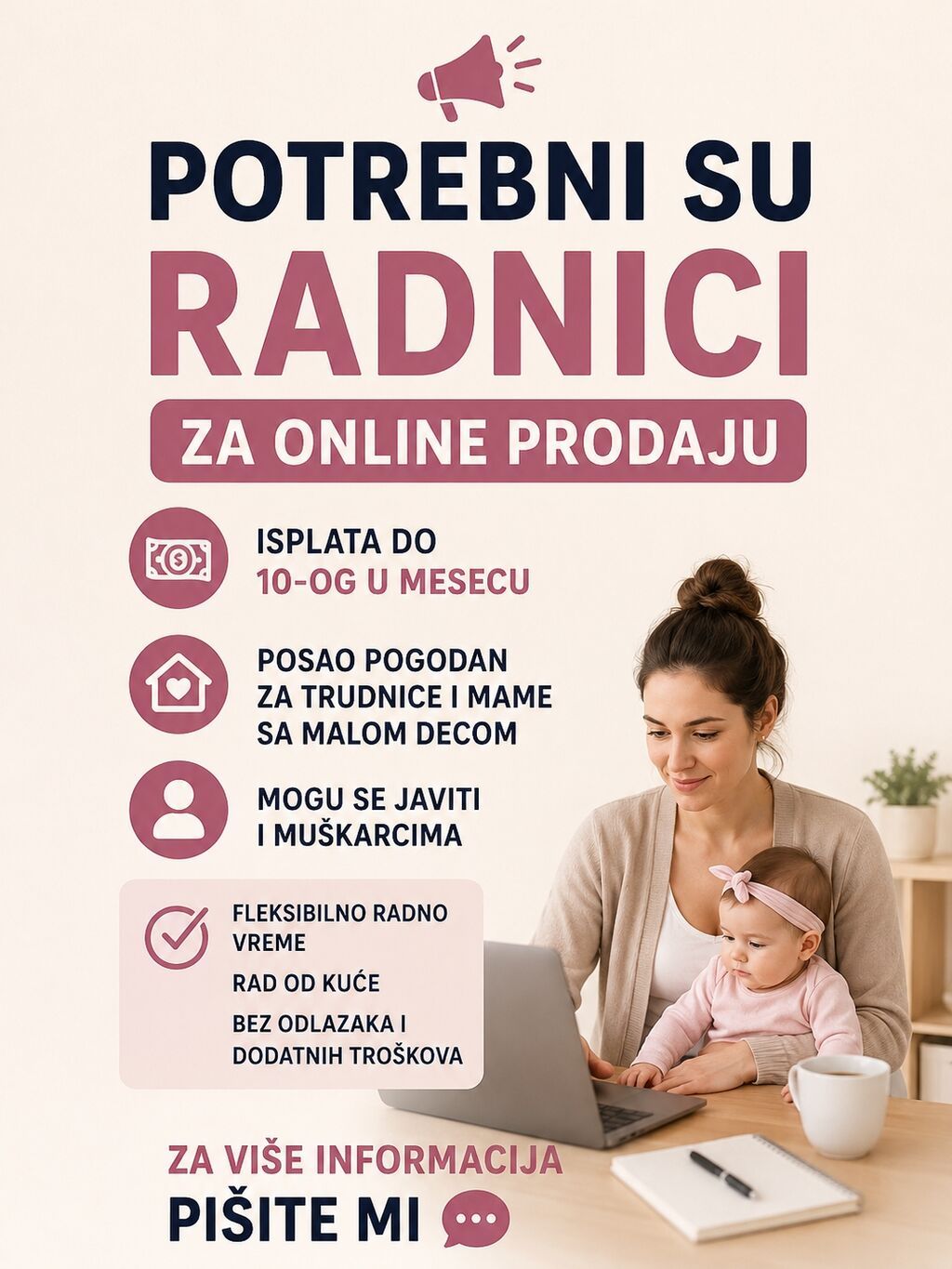 Za više info pisite ❗