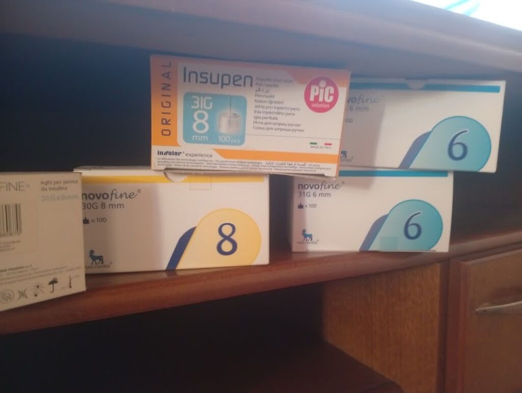 Pen iglice za insulin – veličine 6 mm i 8 mm - Brendovi: NovoFine