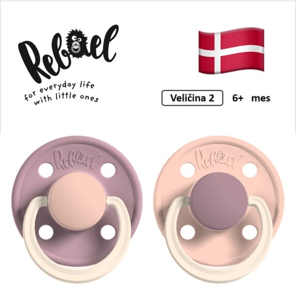 REBAEL cucle, 6+ mes, 2 komada, Roze, RBL28242428