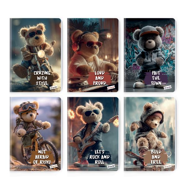 LIPA MILL SVESKA A4 SK TEDDY BEAR 40L