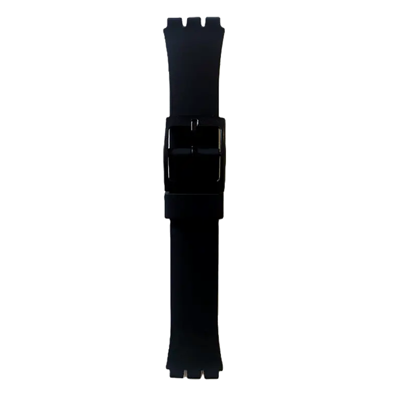 SWATCH SILIKONSKI KAIŠ 17MM CRNA BOJA SW17.21