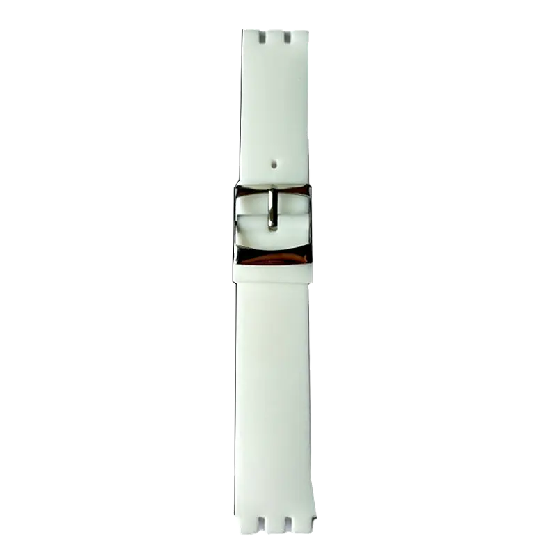 SWATCH SILIKONSKI KAIŠ 19MM BELA BOJA SW19.02