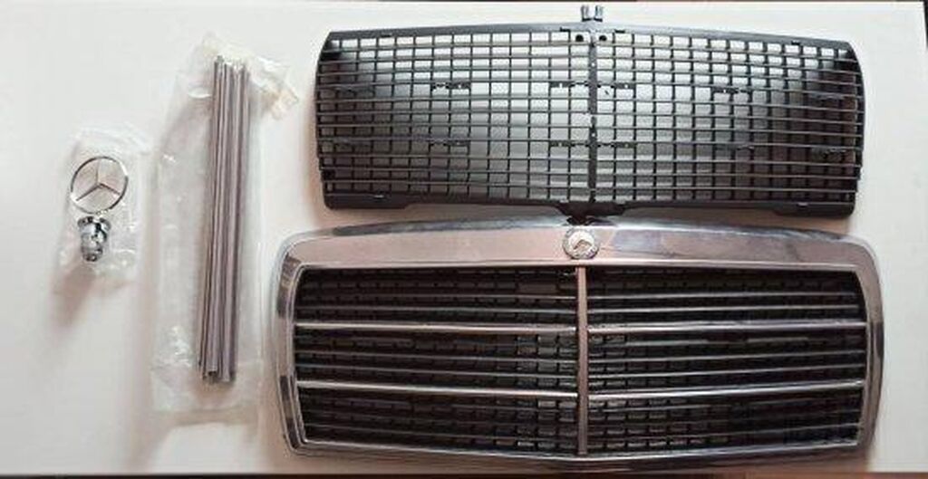 MERCEDES 190 LAJSNE MASKE HROM NOVE SET 5 KOMADA | hrom lajsne za