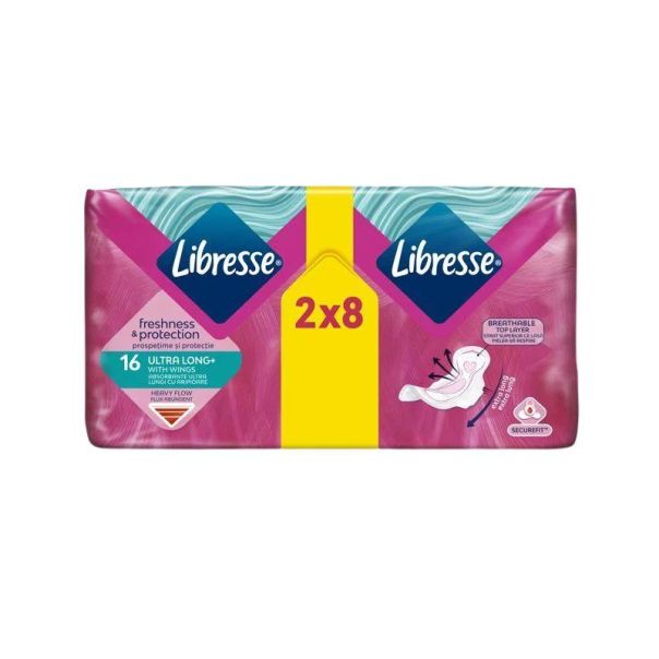 LIBRESSE Ultra Long+ – higijenski ulošci (16 komada)