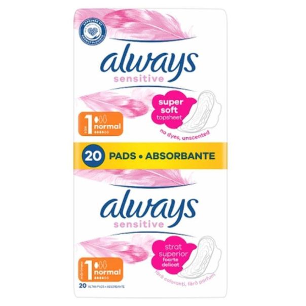 ALWAYS Sensitive Ultra Normal – higijenski ulošci (20 komada)